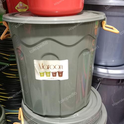 Jual Ember Plastik Tutup Maroon 40 Liter - Kota Tangerang Selatan ...