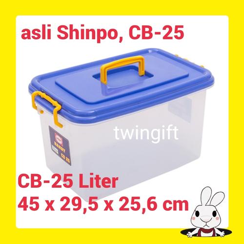 Jual Container/Kontainer Box Serbaguna 25 Liter, Shinpo, CB-25 ...