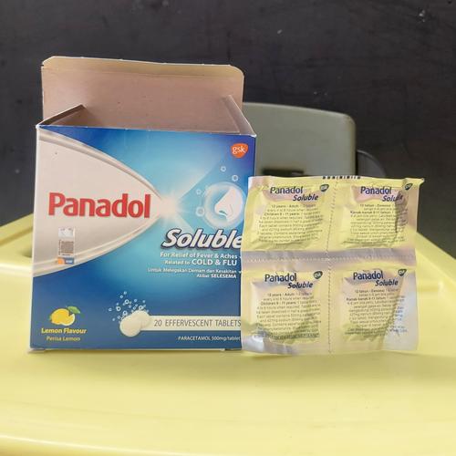 Jual Panadol Soluble Malaysia Original - Per Strip isi 4 Tablet - Kota ...