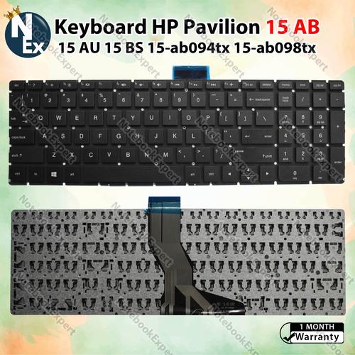 Jual Keyboard HP Pavilion 15 AB 15 AU 15 BS 15-ab094tx 15-ab098tx Black ...