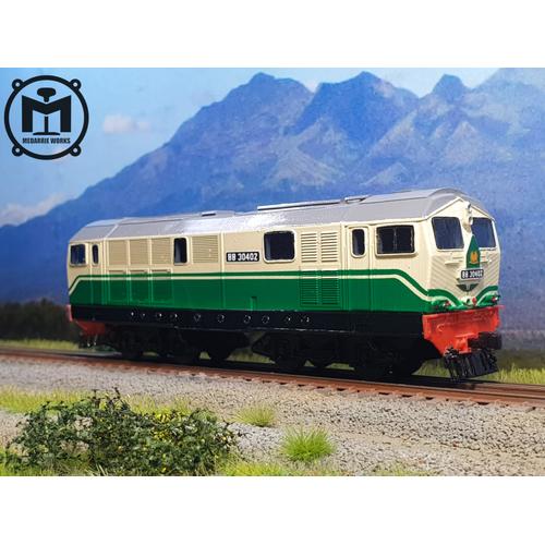 Jual Miniatur Lokomotif BB304 HO Scale / Skala HO 1:76 - PJKA, Statis ...