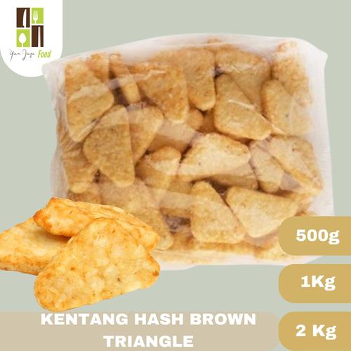 Jual Kentang Hash Browns Triangle/Hashbrown Segitiga 2kg/1kg/500 - 2KG ...