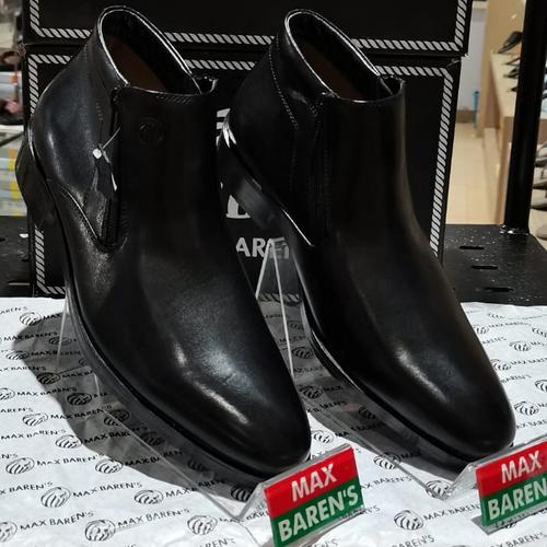Jual Sepatu Boots Fantopel kulit pria Max barens HR01 - Hitam, 40 ...