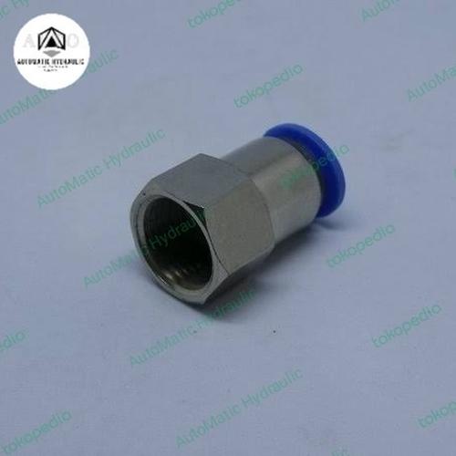 Jual MPCF 06-04 FITTING LURUS PNEUMATIC FEMALE 6MM DRAT 1/2 INCH ...