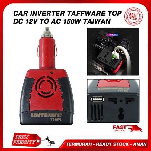 Jual Taffware Car Power Inverter DC 12V to AC 220V 150W Watt USB ...