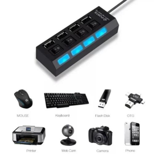 Jual USB Hub Saklar 4 Port On Off High speed - Kab. Tangerang - Steve Online | Tokopedia