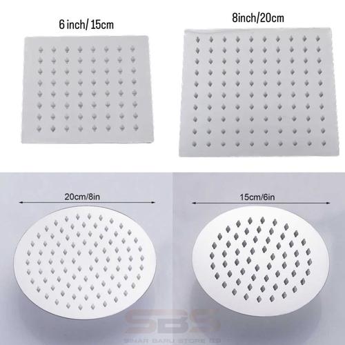 Jual Wall Shower Rainfall Pipa Dan Kepala Shower Hujan - pipa 30cm ...