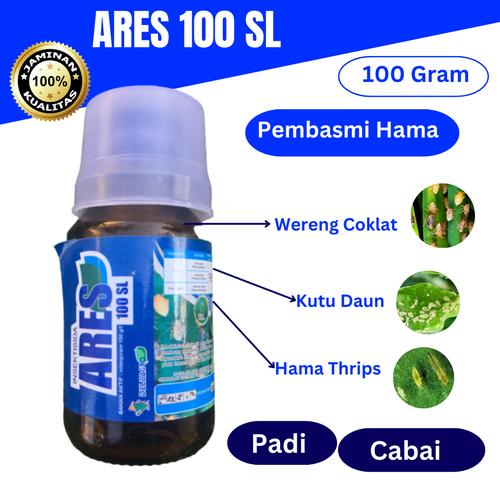 Jual Ares 100 SL - Insektisida Pembasmi Wereng, Kutu Daun, Thrips - 300 ml - Kab. Subang - UD ...