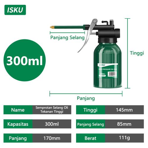 Jual ISKU Oil Gun Alat Pelumas Oli Botol Pompa Oli Semprot Kaleng Can ...
