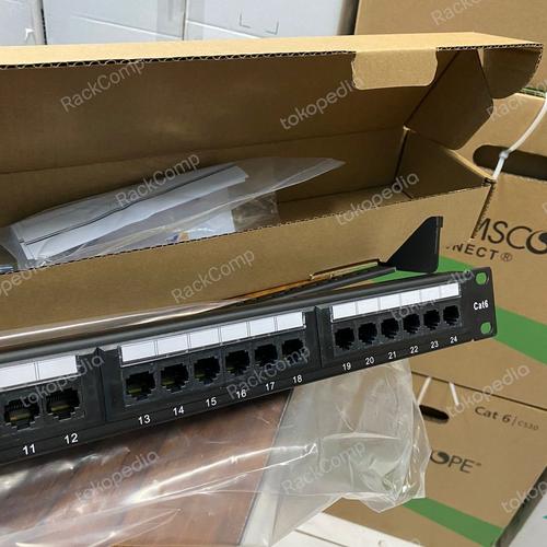 Jual Patch Panel 24 Port Cat.6 full Modular / PatchPanel 24port Cat6 ...