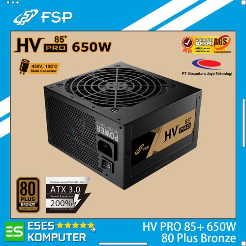 Promo PSU FSP HV PRO 85+ 550W 80 Plus Bronze - All Flat Black Cables ...