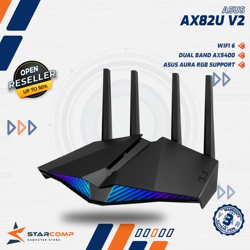 Promo Router ASUS RT-AX82U AX5400 V2 Dual Band WiFi 6 Gaming Router ...