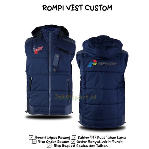 Jual ROMPI PARASUT PERTAMINA CUSTOM PRIA PELINDUNG DADA TAHAN ANGIN ...
