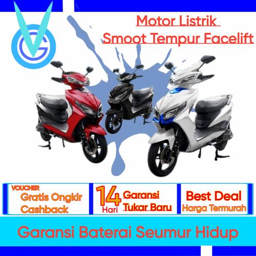 Jual Smoot Tempur Facelift Motor Listrik - Sepeda Motor Listrik Tempur ...