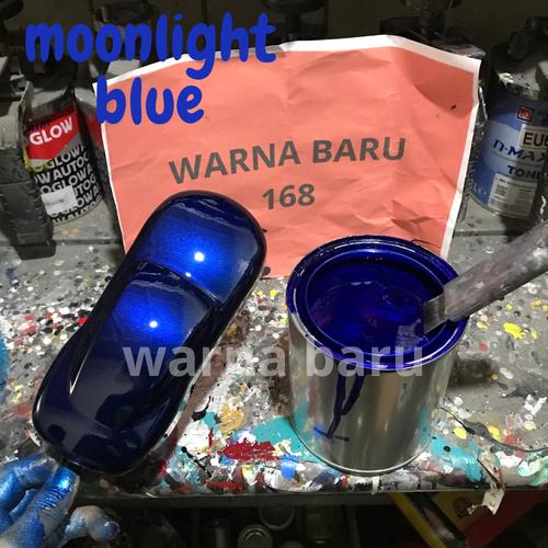 Jual cat pu moonlight blue/Cat Dark Moon Blue 200ml - 100ml - Kota ...