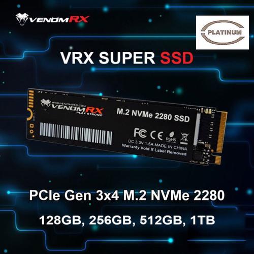 Jual VenomRX Super SSD NVME PCIe Gen3x4 M.2 2280 128GB 256GB 512GB 1TB 2TB - 512GB - Jakarta ...