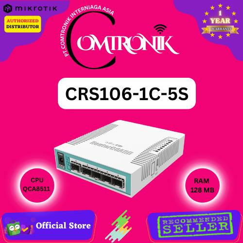 Jual Mikrotik CRS106-1C-5S Smart Switch 5x SFP cages - Jakarta Pusat - COMTRONIK Official ...