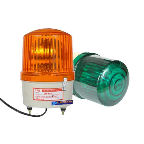 Jual Warning Light Rotary 5 inch LTE 1121 220V AC Non Buzzer - Hijau ...