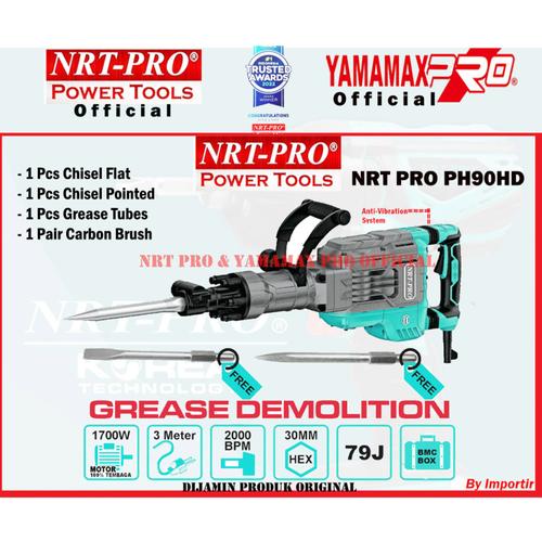 Jual NRT-PRO PH 90 HD Bor Bobok Beton Tembok Demolition Jack Hammer ...