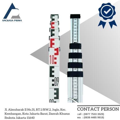 Jual RAMBU UKUR 5M / BAK UKUR 5M / MISTAR UKUR 5M / Levelling Stave 5 ...