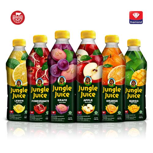 Jual JUNGLE JUICE Minuman Sari Buah 1 Liter/1000ml, Juice Drink - Apple ...