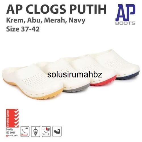Jual ap boots clogs sepatu sandal sepatu boot clog slip on pvc karet ...