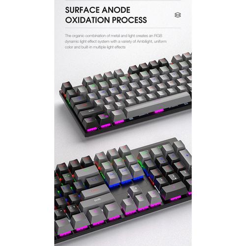 Jual Ks Keyboard Gaming Mekanik 104 Tombol Dengan Backlight LED RGB ...