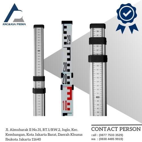 Jual RAMBU UKUR 3M / BAK UKUR 3M / MISTAR UKUR 5M / Levelling Stave 3 ...