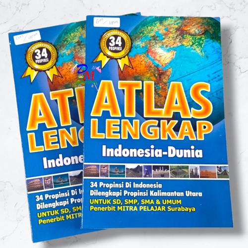 Jual Atlas lengkap Indonesia dan dunia 34 provinsi - Kota Medan ...