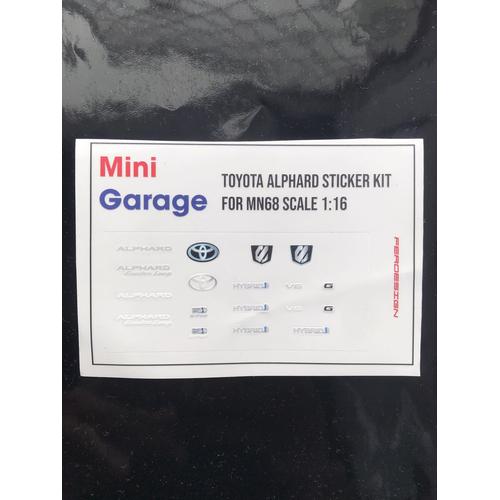 Jual Sticker RC MN68 drift Toyota Alphard skala 1:12 - Jakarta Timur ...