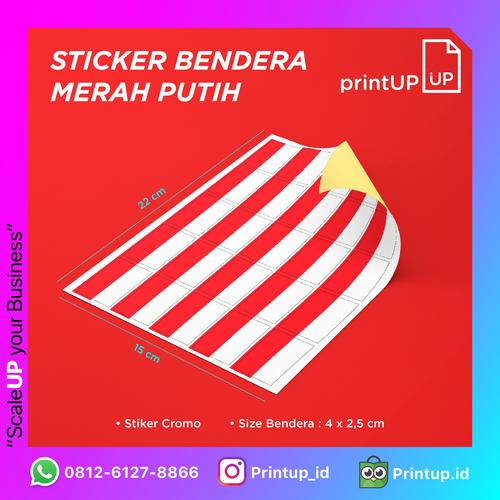 Jual Stiker Bendera Merah Putih - 17 Agustus Indonesia Merdeka - SRI 01 ...