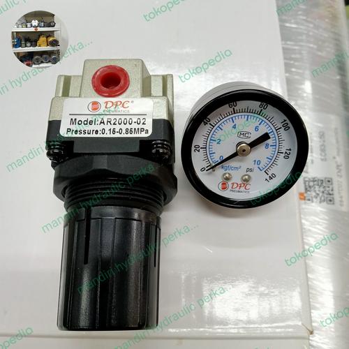 Jual REGULATOR ANGIN DPC PNEUMATIC AR 2000-02 DRAT 1/4" INCH - Jakarta ...