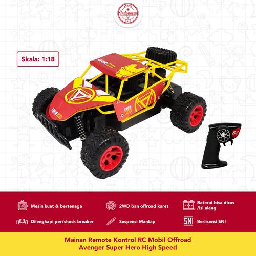 Jual Mainan Remote Kontrol RC Mobil Offroad Avenger Super Hero High ...