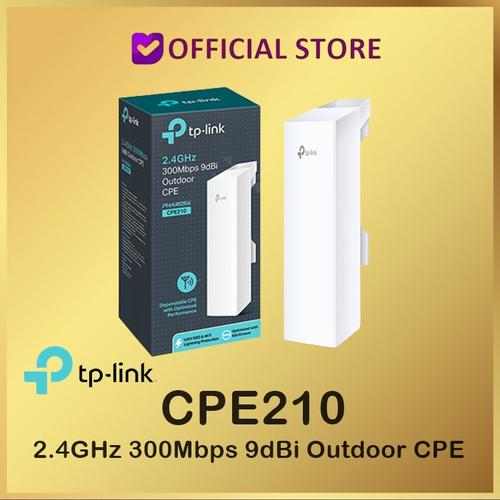 Promo Tp-Link CPE210 2.4GHz 300Mbps 9dBi Outdoor CPE CPE210 - Jakarta ...
