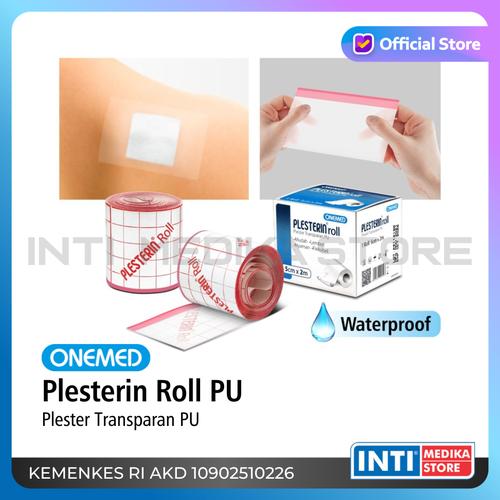 Jual ONEMED - Plester Luka PLESTERIN ROLL PU Transparan Anti Air One ...
