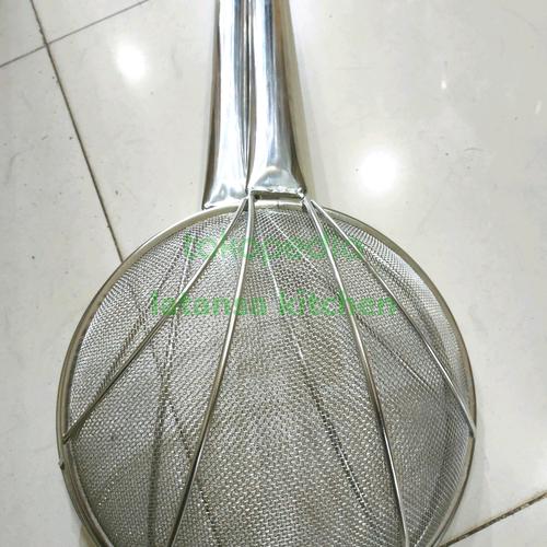 Promo saringan minyak stainless/saringan jumbo/serokan besar 32 - 22 cm ...