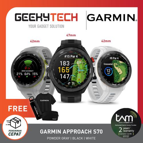 Promo Garmin Approach S70 - Golf Watch - Garansi Resmi TAM - Black ...