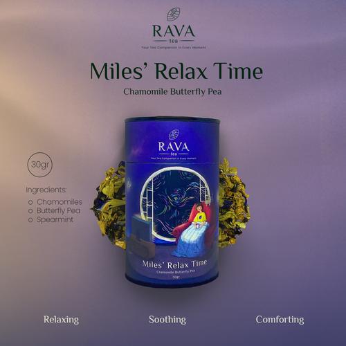 Jual Rava Tea: Miles' Relax Time - Teh Bunga Butterfly Pea Chamomile ...