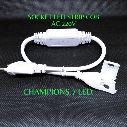 Jual KABEL SOCKET LED STRIP COB 220V 8MM - Kota Tangerang Selatan ...