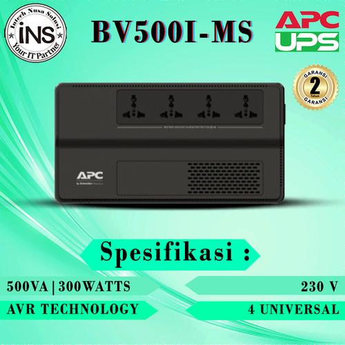 Jual UPS APC BV500I-MS 500VA 300WATTS 230V GARANSI 2 TAHUN - Jakarta Pusat - Intech Nusa Solusi ...