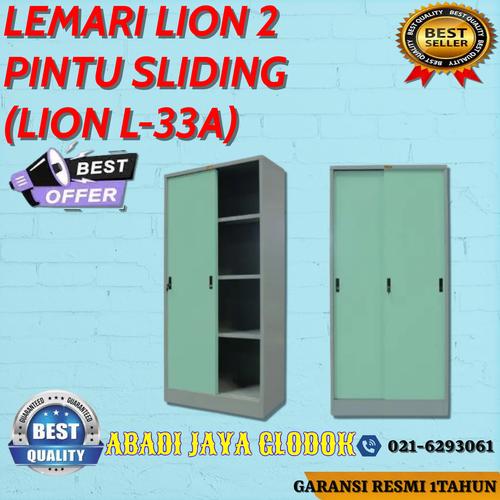 Jual LEMARI LION 2 PINTU SLIDING (LION L-33A) - Jakarta Barat - Abadi ...
