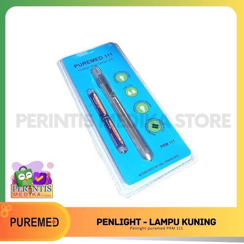 Jual Penlight Puremed PRM 111 LED Smart Yellow l Pen Light Sinar Putih ...
