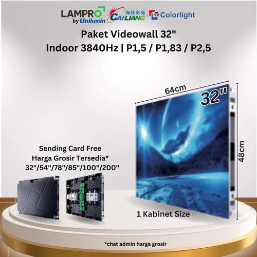 Jual VIDEO WALL LED DISPLAY 32" CUSTOM SIZE SLIM NO LINE VIDEOWALL ...