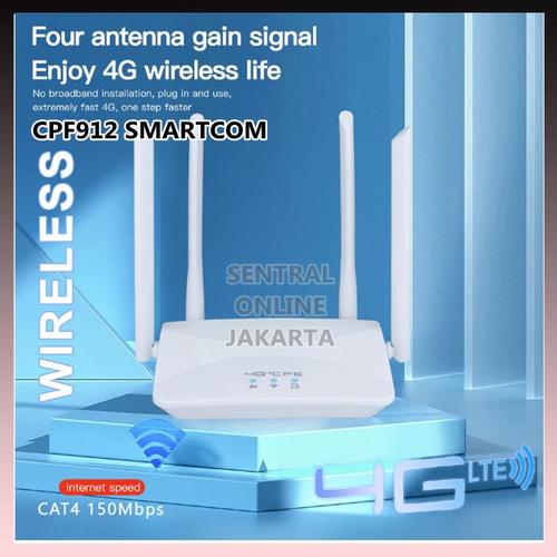 Promo SMARTCOM CPF912 Wifi Wireless Router 4G LTE 300mbps All Operator SIM - Jakarta Barat ...