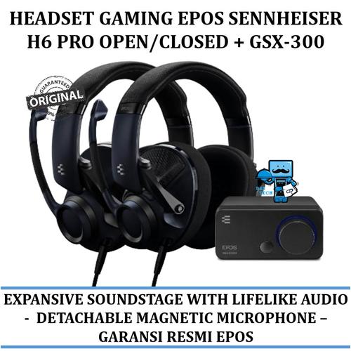 Promo Headset Gaming Epos Sennheiser H6 Pro Open/Closed + Gsx-300 ...