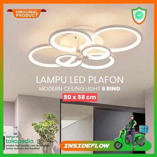 Jual Lampu Hias Atap Plafon LED Minimalis Modrn Elegan Remote Control ...