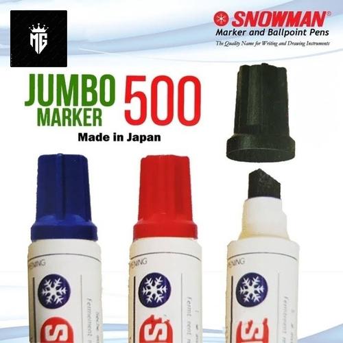 Jual Snowman Spidol Besar Permanen Hitam Biru Merah Permanent Jumbo ...