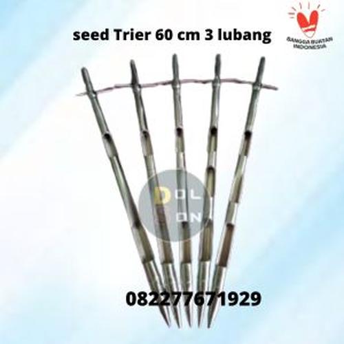 Jual Tusukan Beras 60 cm Seed Trier Sampling Stick 3 lubang Grain ...
