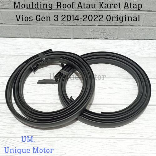 Jual Moulding Roof Atau Karet Atap Vios Gen 3 2014-2022 Original - Kiri ...