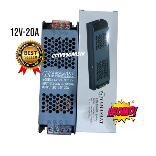 Jual Trafo Adaptor Power Supply Slim 12V 20A Yamasaki - DIJAMIN FULL ...